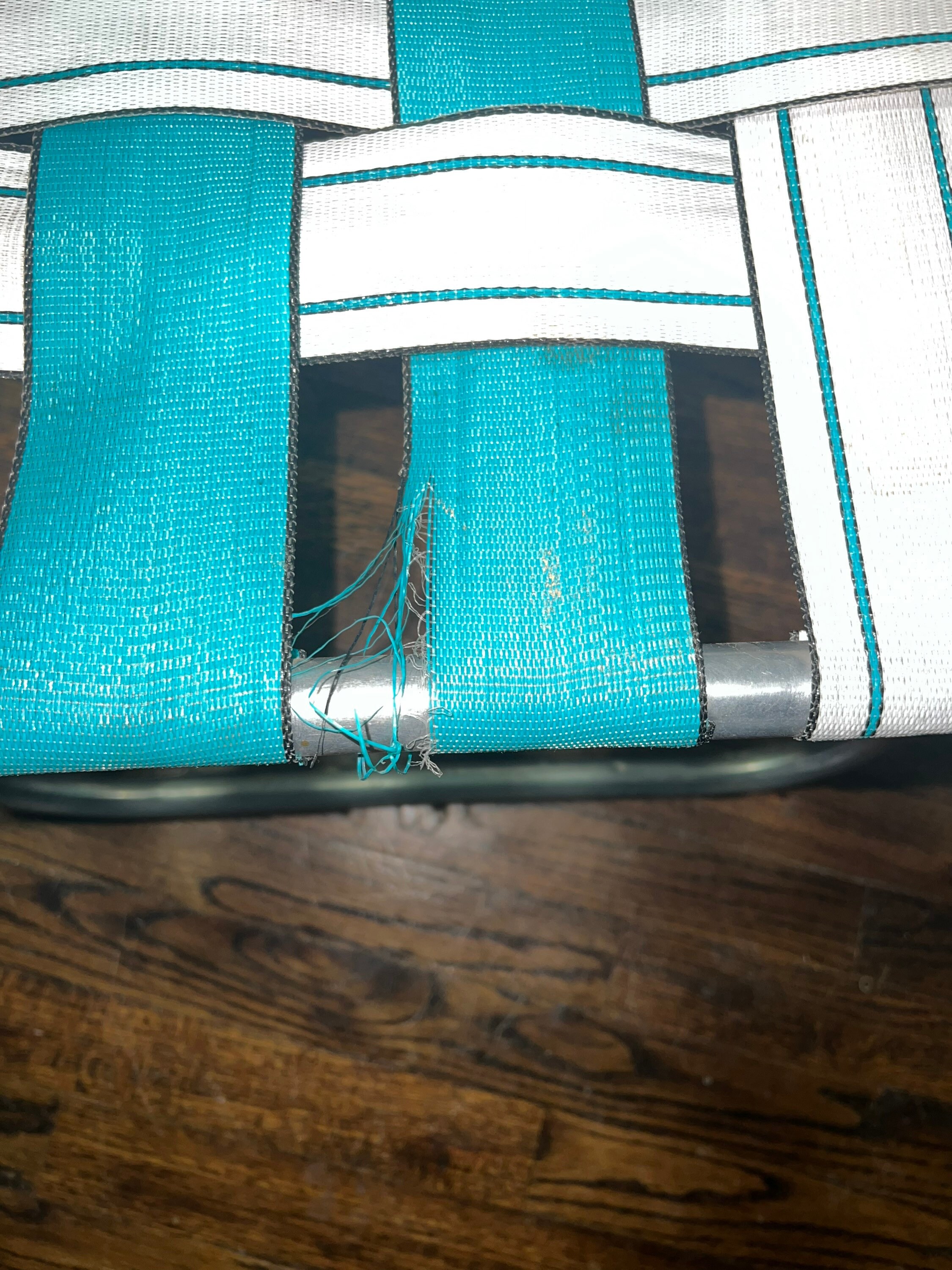 1970's Sunbeam Outdoor Folding Webbed Lawn Chair - Etsy