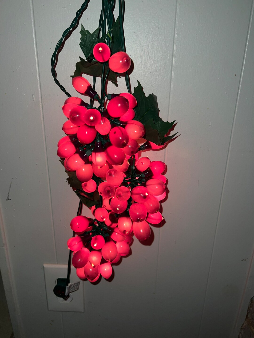 Kurt Adler Purple Grape String Lights - Etsy