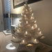 Stunning Vintage Iridescent Ceramic Christmas Tree With Colored or ...