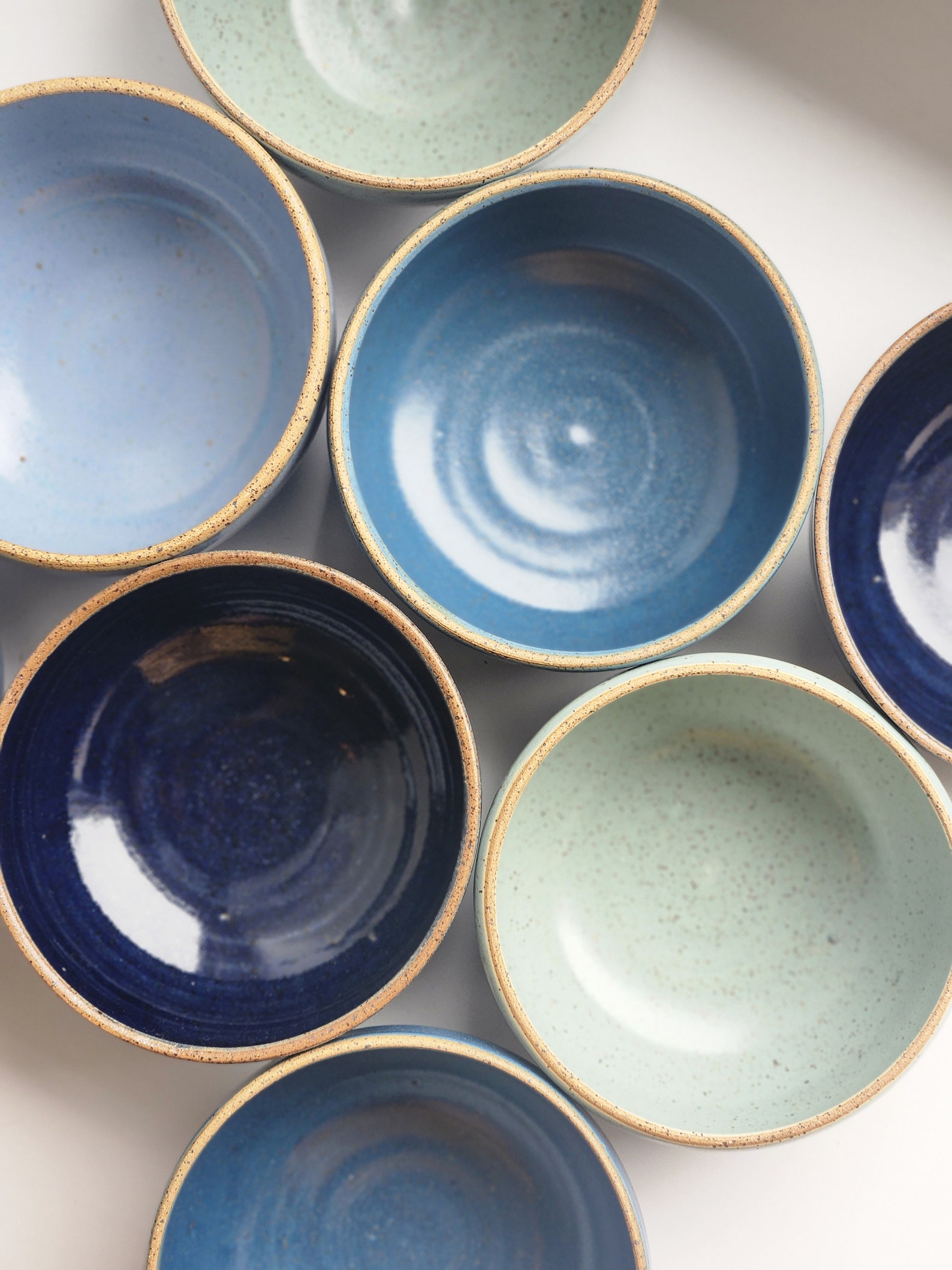 Shades of Blue Deep Soup Salad Cereal Ramen Bowl - Etsy