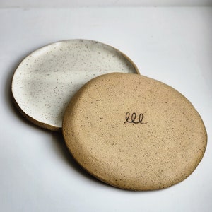 Hand Built Simple Modern sea Salt Speckled Clay - Etsy
