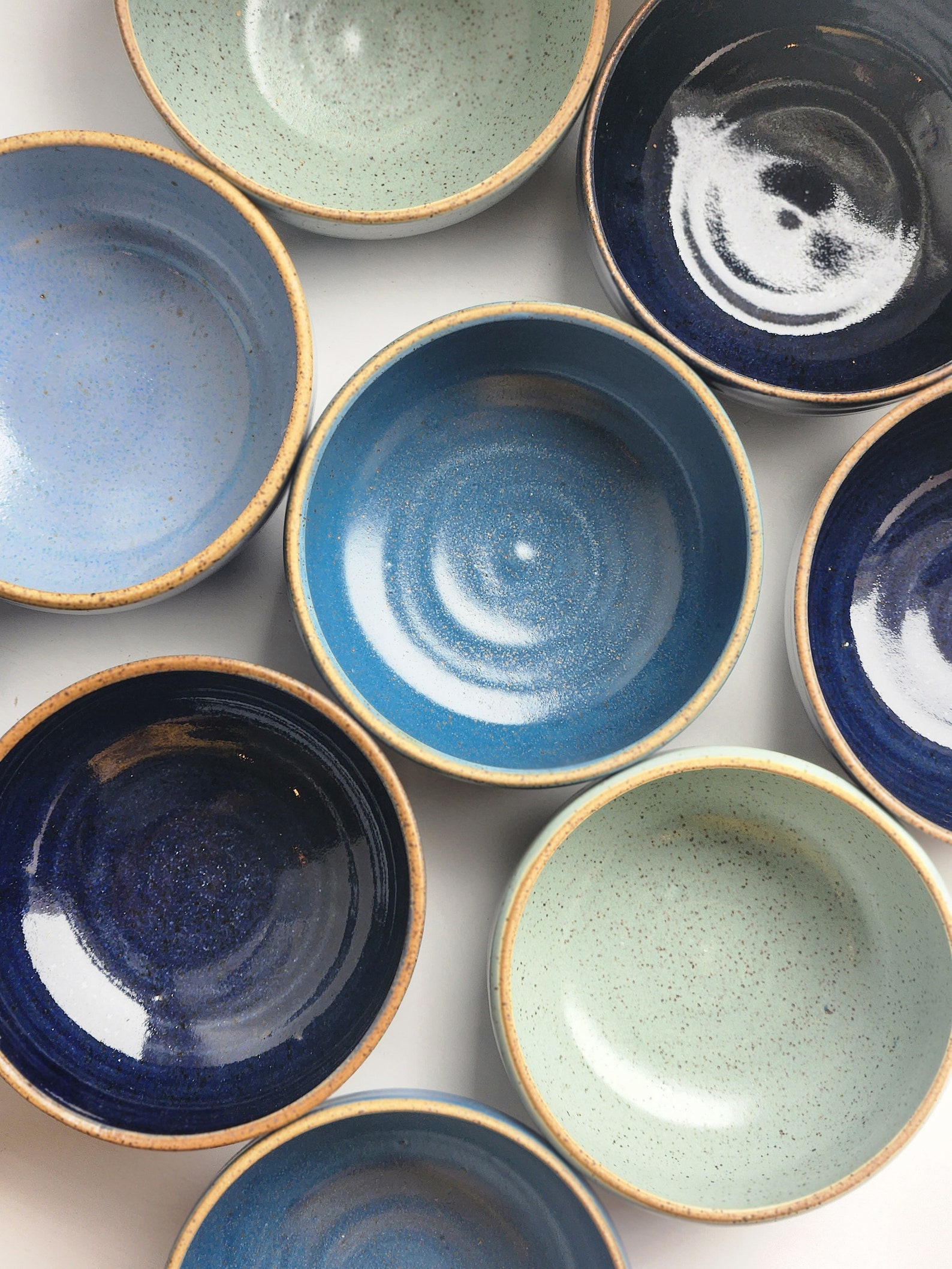 Shades of Blue Deep Soup Salad Cereal Ramen Bowl - Etsy
