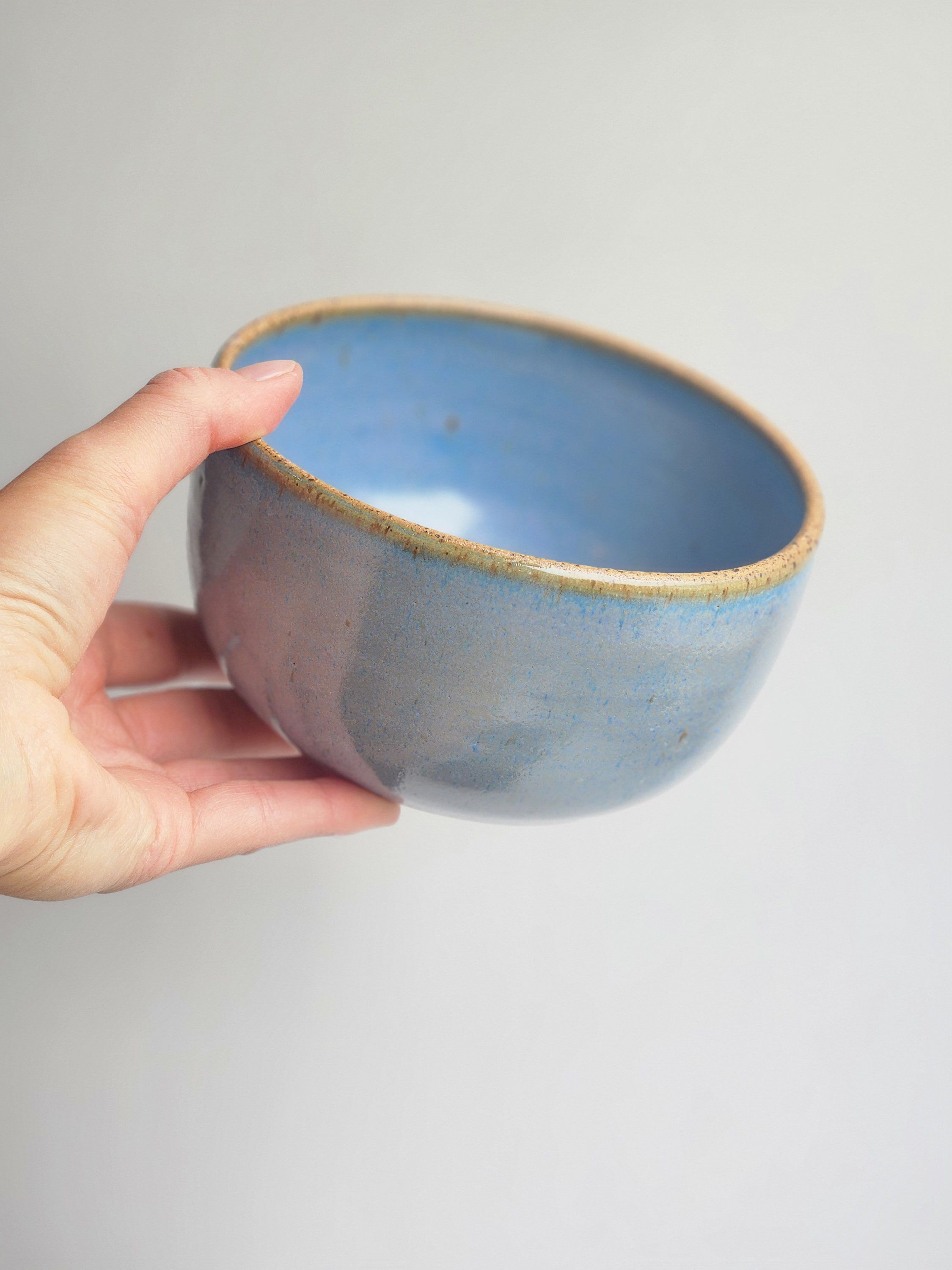 Shades of Blue Deep Soup Salad Cereal Ramen Bowl - Etsy