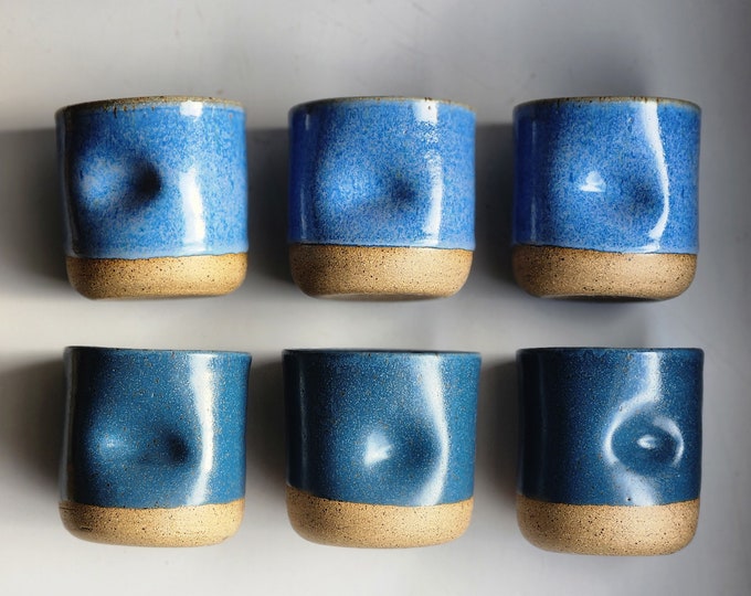 Ceramic Pinch Cup 8oz Handmade Ceramic Thumb Indention Mug Handmade ...