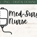 Neuro Unit Nurse Neurology Calligraphy Brain SVG PNG Cut File Vector ...