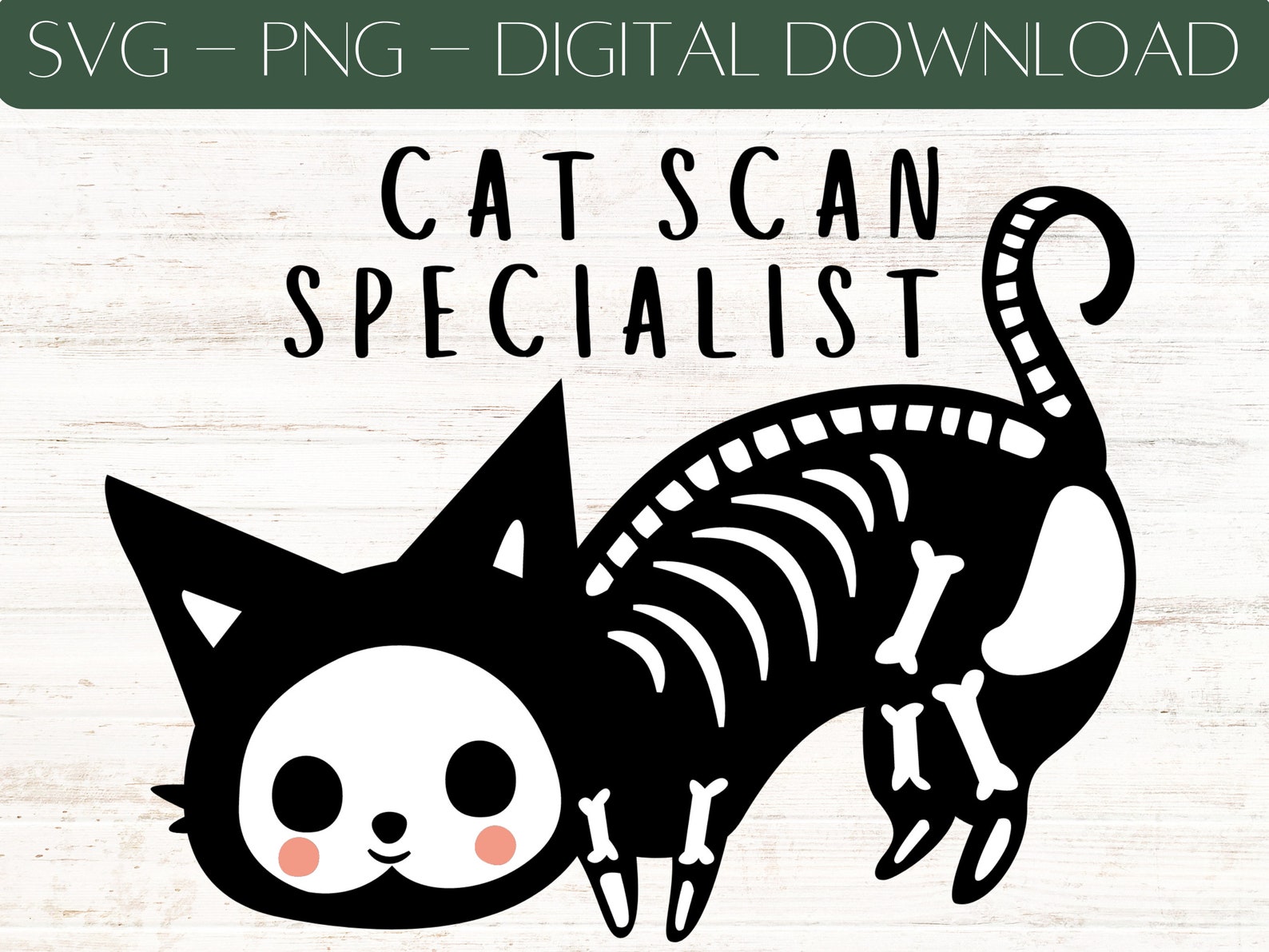 CAT Scan Funny Cute Radiologist Radiology Technologist Rad Tech SVG PNG ...