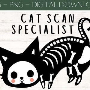 CAT Scan Funny Cute Radiologist Radiology Technologist Rad Tech SVG PNG ...