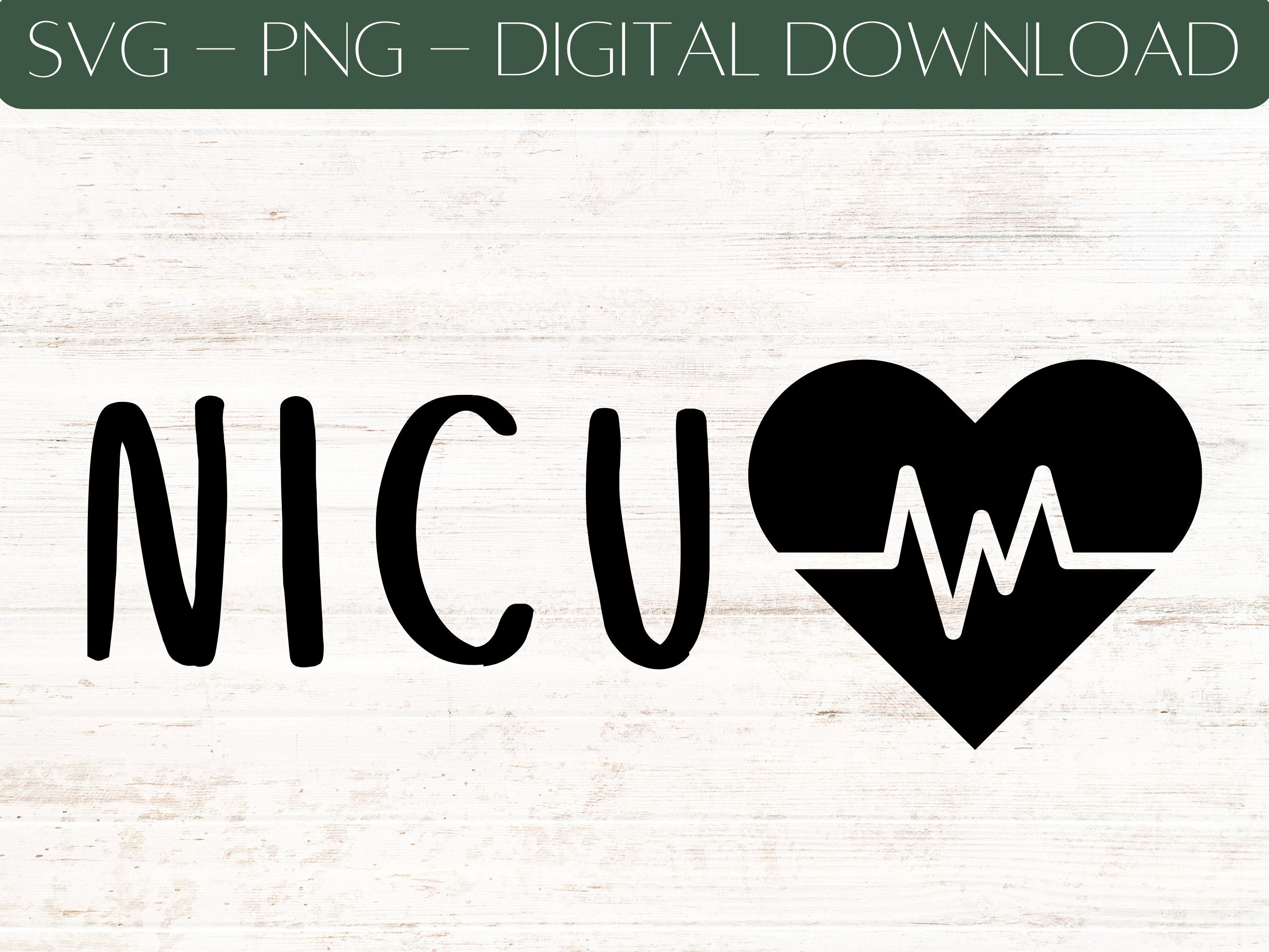NICU Nurse SVG PNG Cut File Vector for Cricut, Clip Art, and Gifts - Etsy