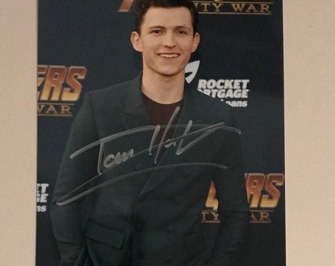 Tom Holland Signed A4 Photo - Etsy