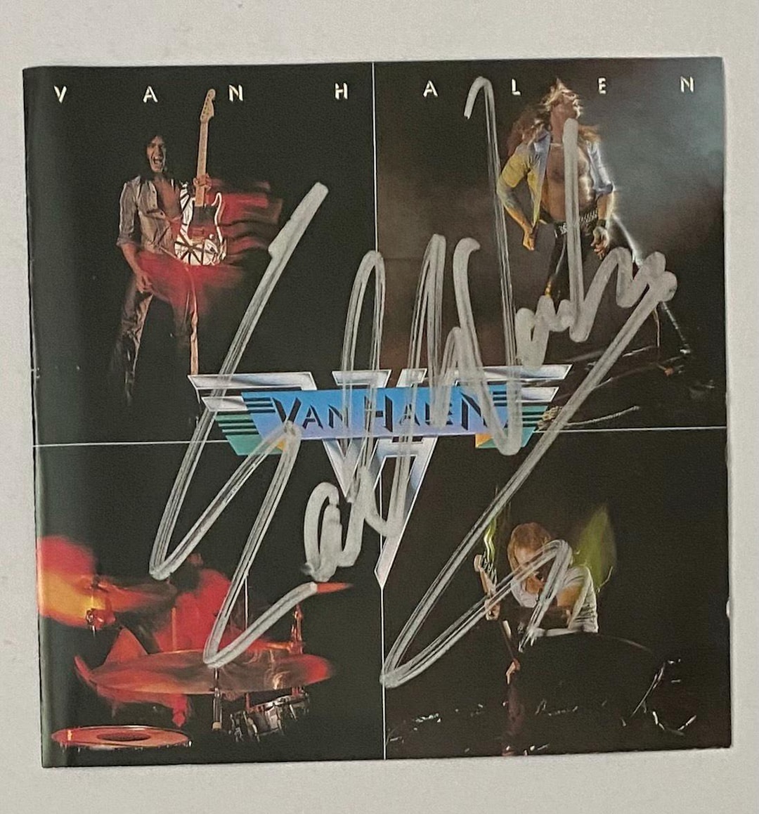 Eddie Van Halen Autograph on Van Halen CD Cover Inc COA - Etsy