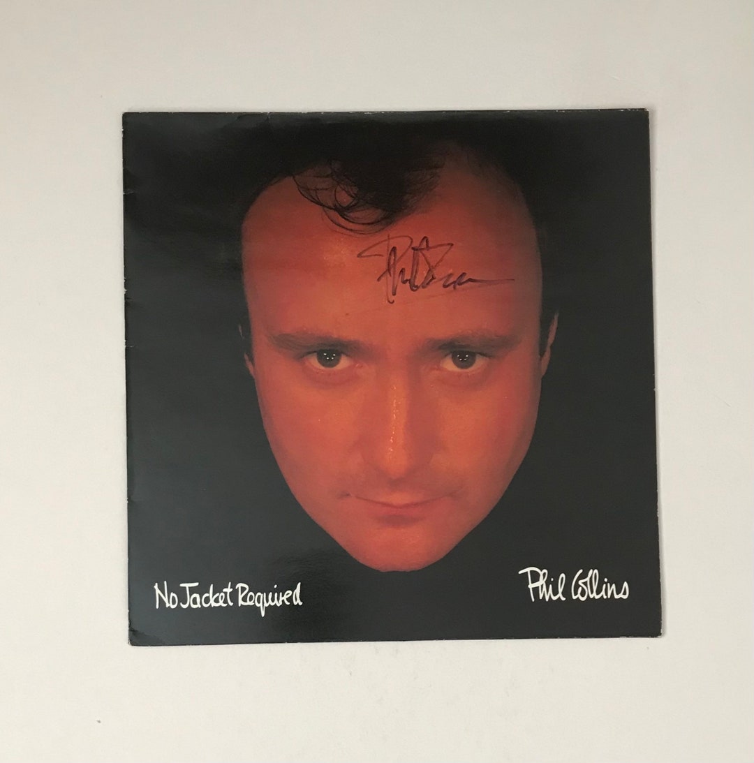 Phil Collins Signed LP Cover - Etsy