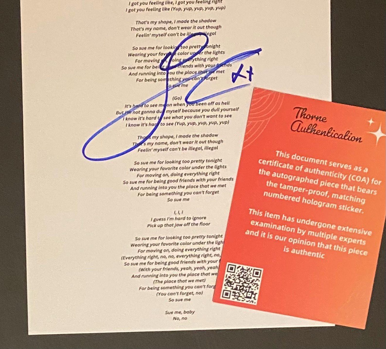 Sabrina Carpenter Autograph on A4 Sheet Inc COA - Etsy