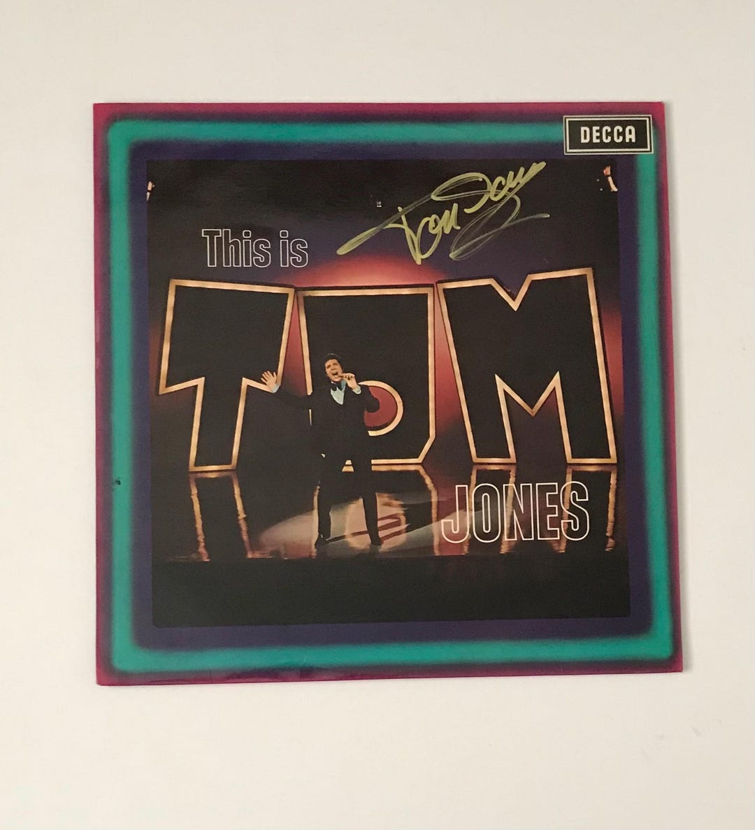 Tom Jones Signed LP Cover - Etsy