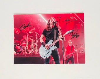 Foo Fighters Complete Full Band Signed Autographed 8x12 Photo COA - Etsy