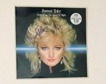 BONNIE TYLER Signed Autographed the World Starts Tonight Record Album ...