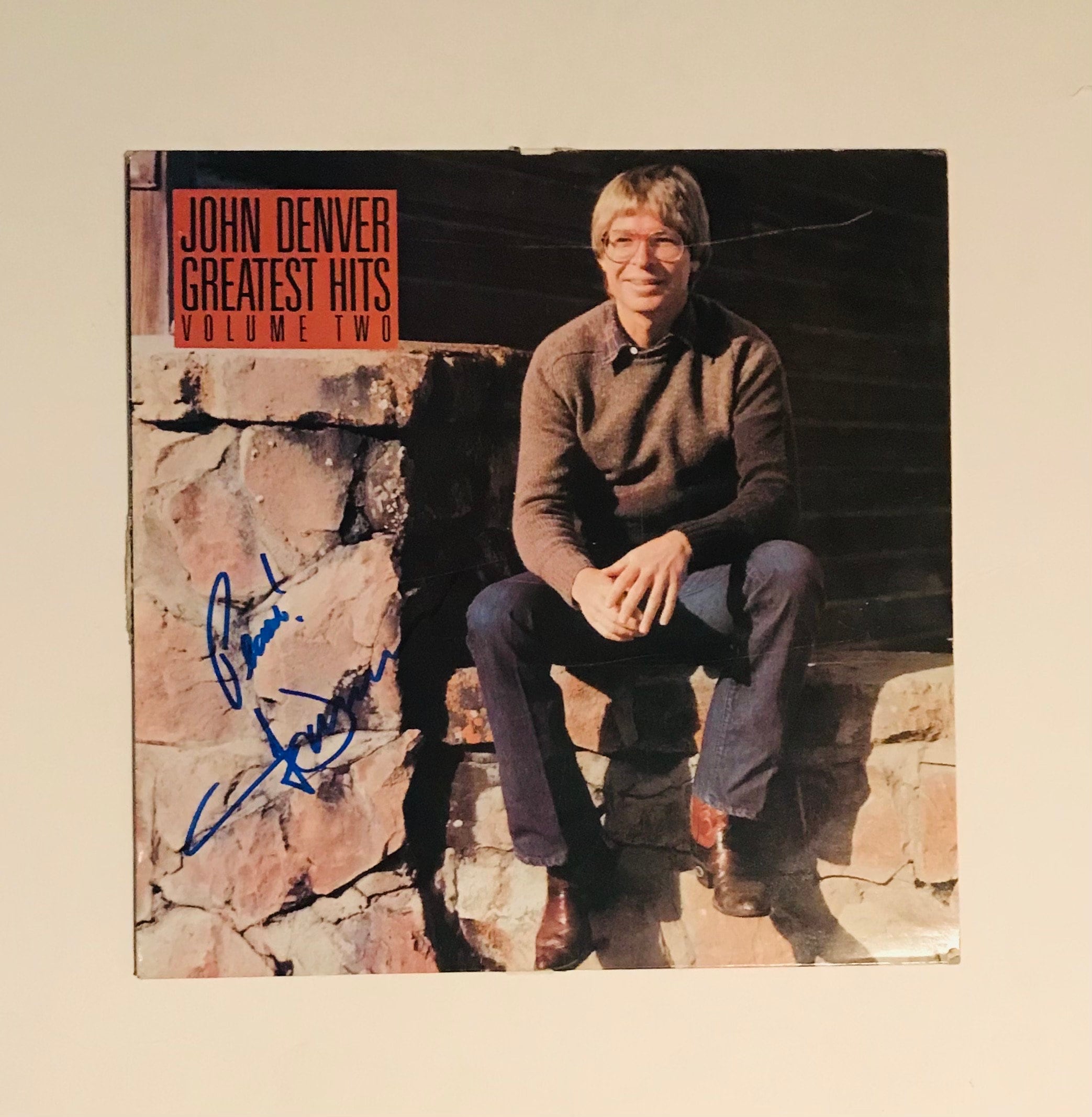 John Denver Signed LP Cover - Etsy