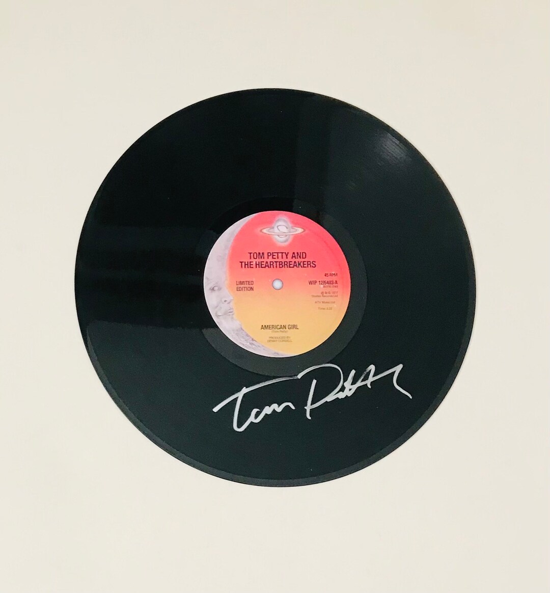 Tom Petty Autographed LP Vinyl Display Record - Etsy