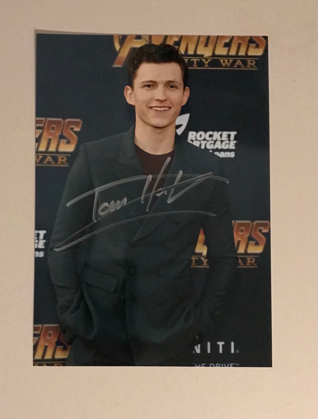 Tom Holland Signed A4 Photo - Etsy
