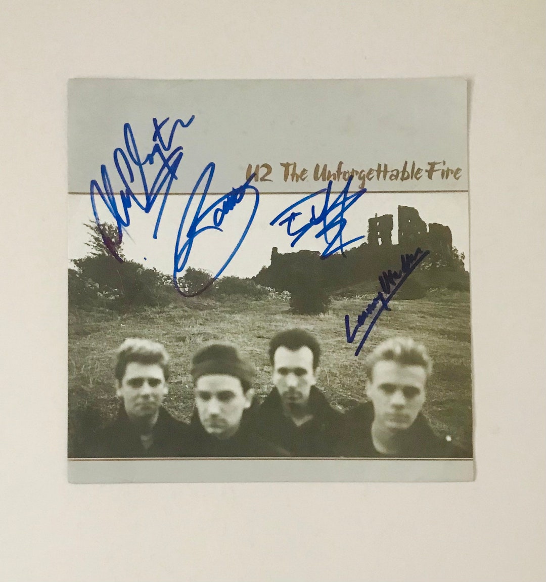 U2 Signed LP Inner Sleeve - Etsy