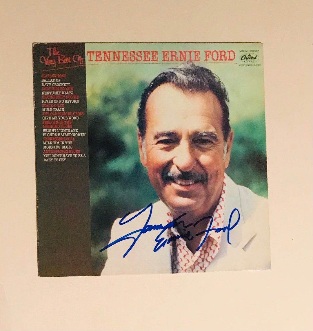 Tennessee Ernie Ford Signed LP Cover - Etsy