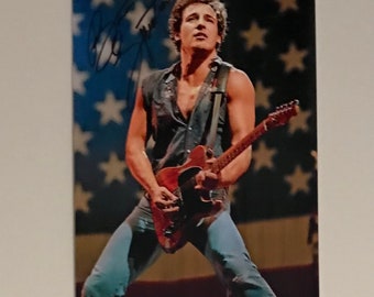 BRUCE SPRINGSTEEN Signed Photo the Boss E Street Band W/coa - Etsy