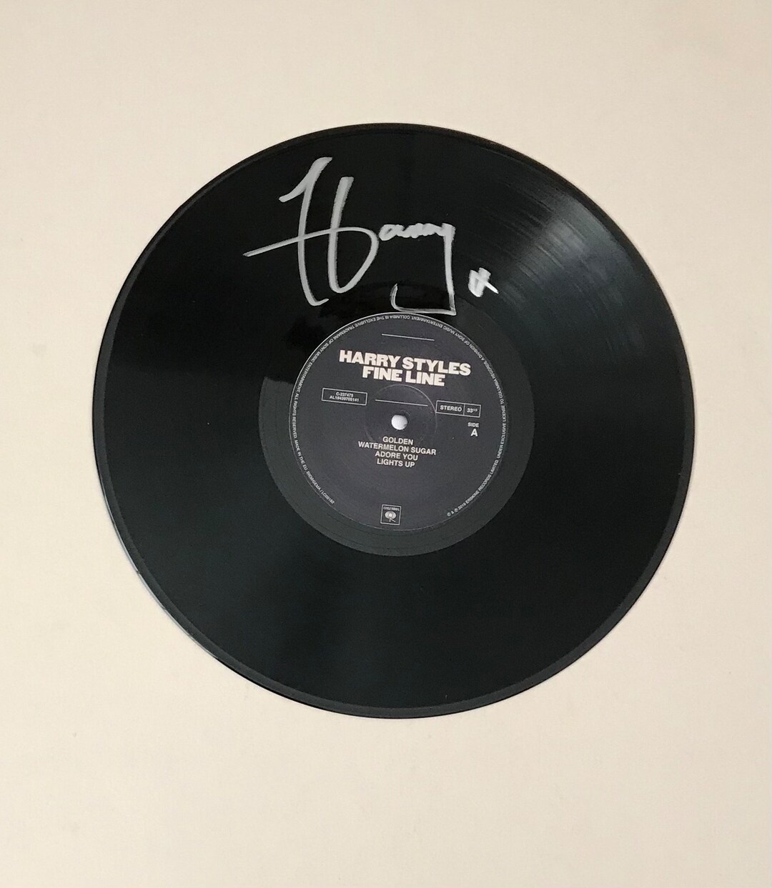 Harry Styles Fine Line Autographed LP Vinyl Display Record - Etsy