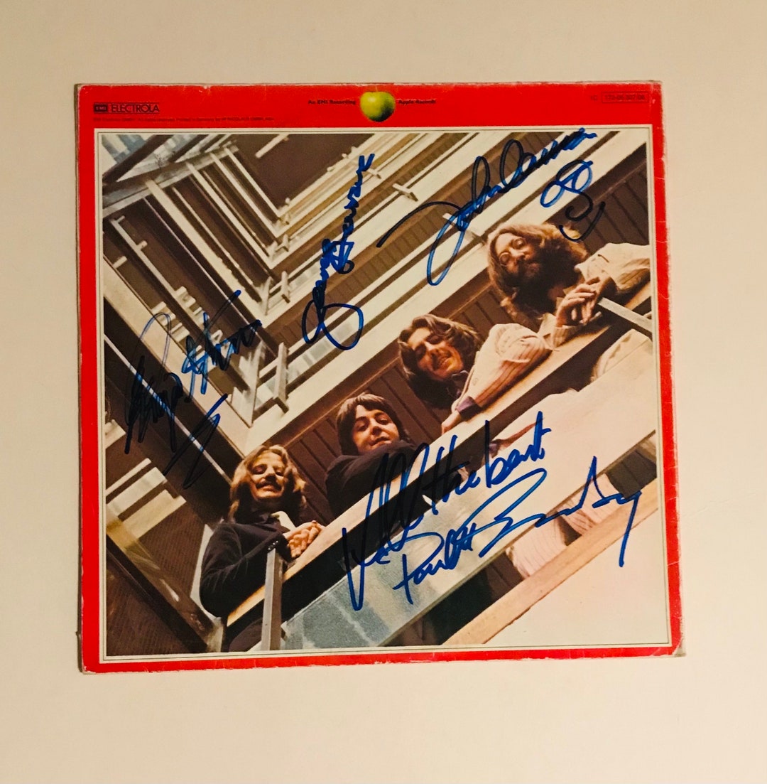 The Beatles Signed LP Cover - Etsy