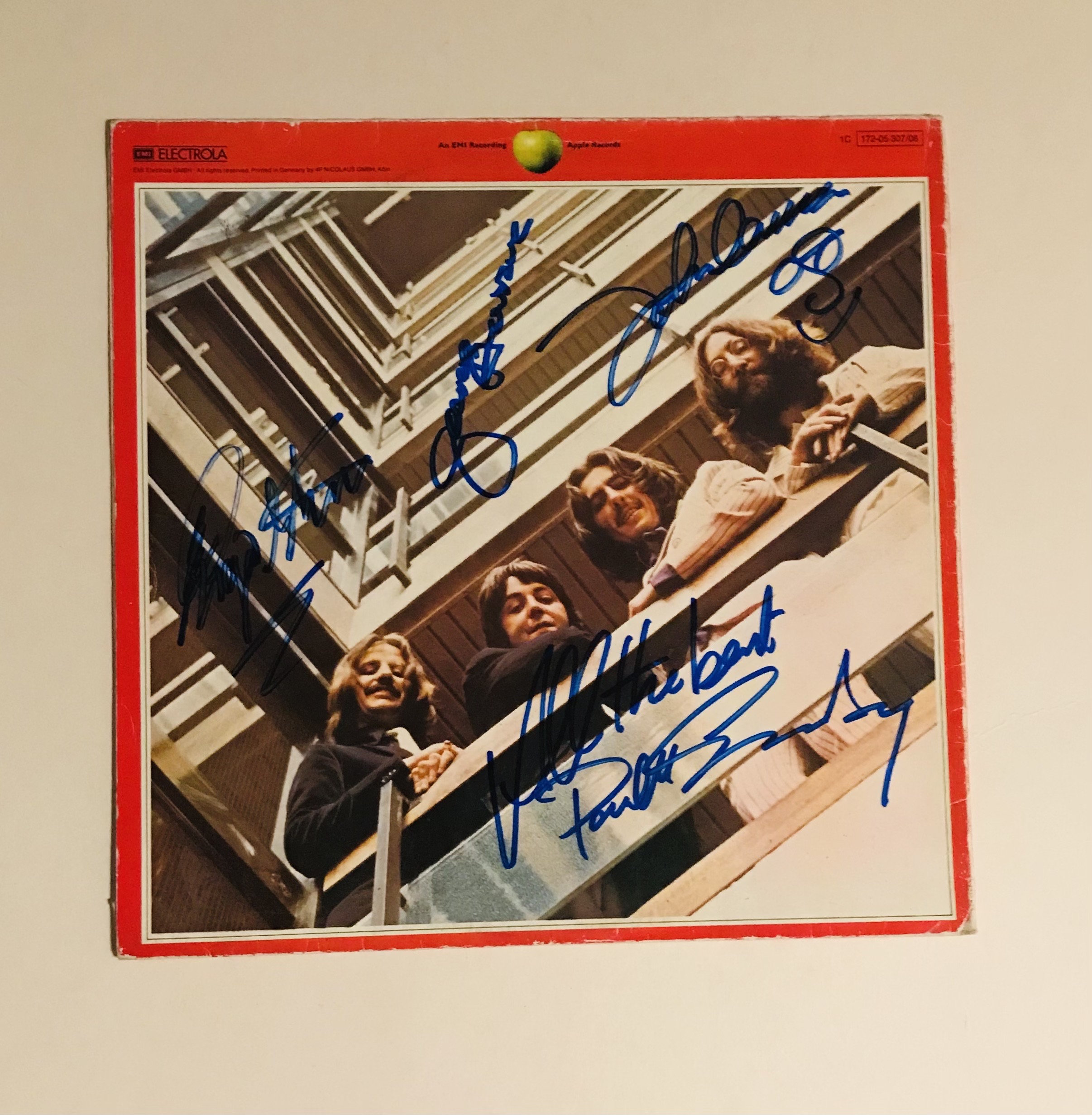 The Beatles Signed LP Cover - Etsy