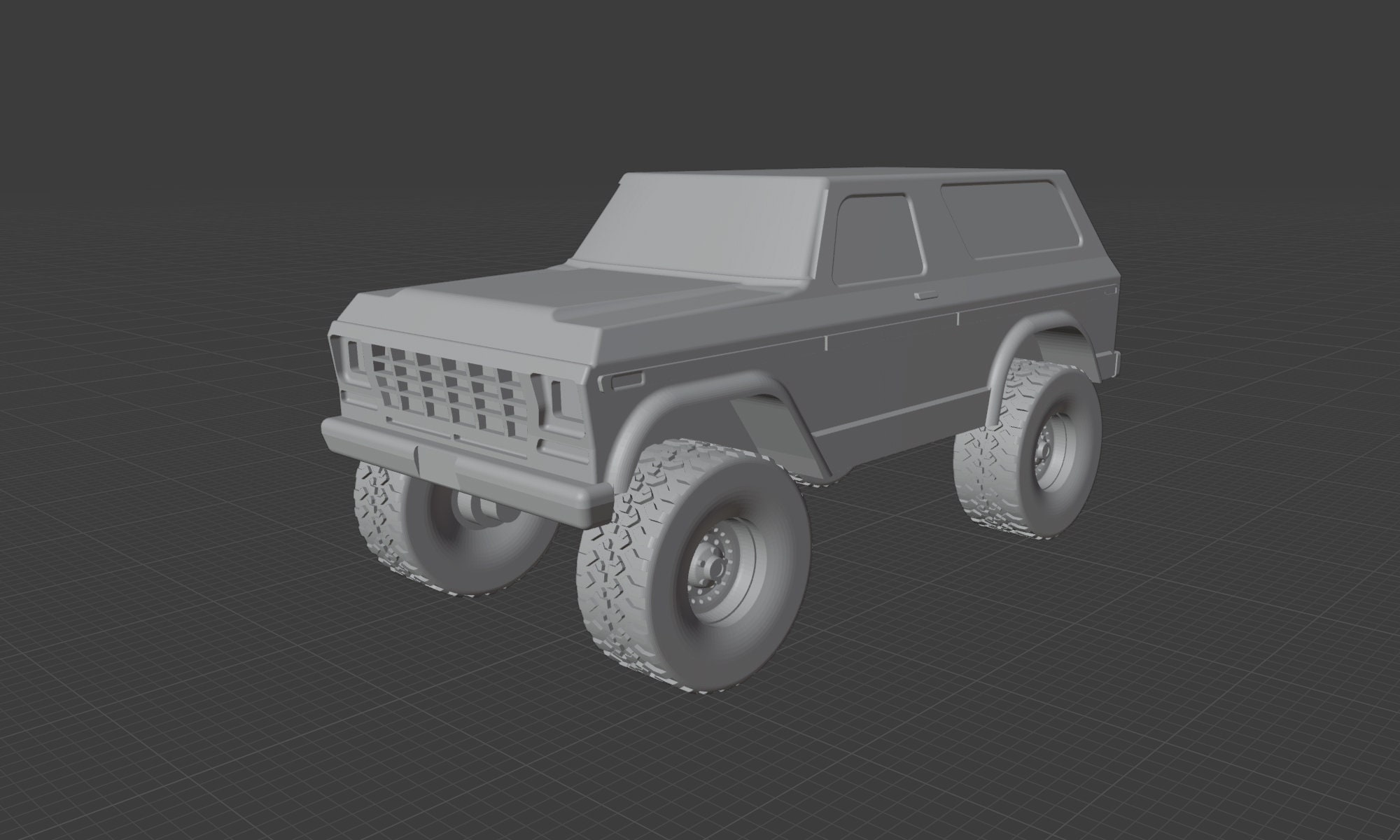 1/100 Scale Bronco Model for Action Figures (3D STL Files) - Etsy