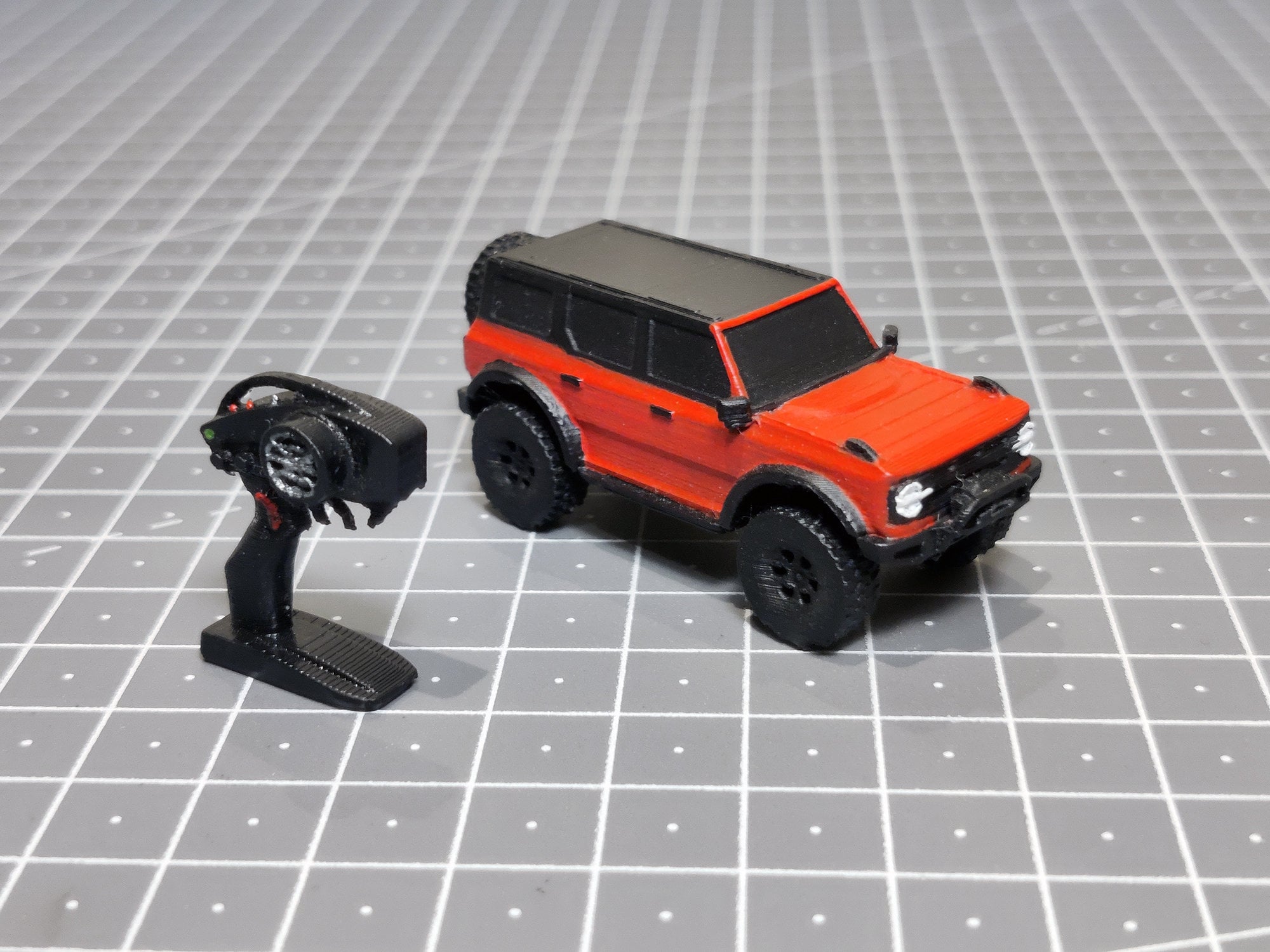 Bronco 2021 Similar to TRX4 (1/100) for Action Figures (3d Stl Files ...
