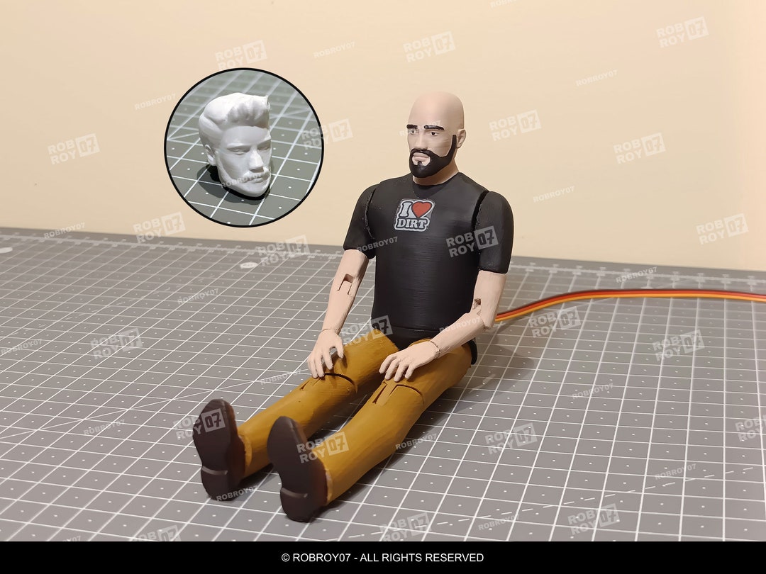 1/10 Turning Head RC Driver With Movable Arms - Etsy