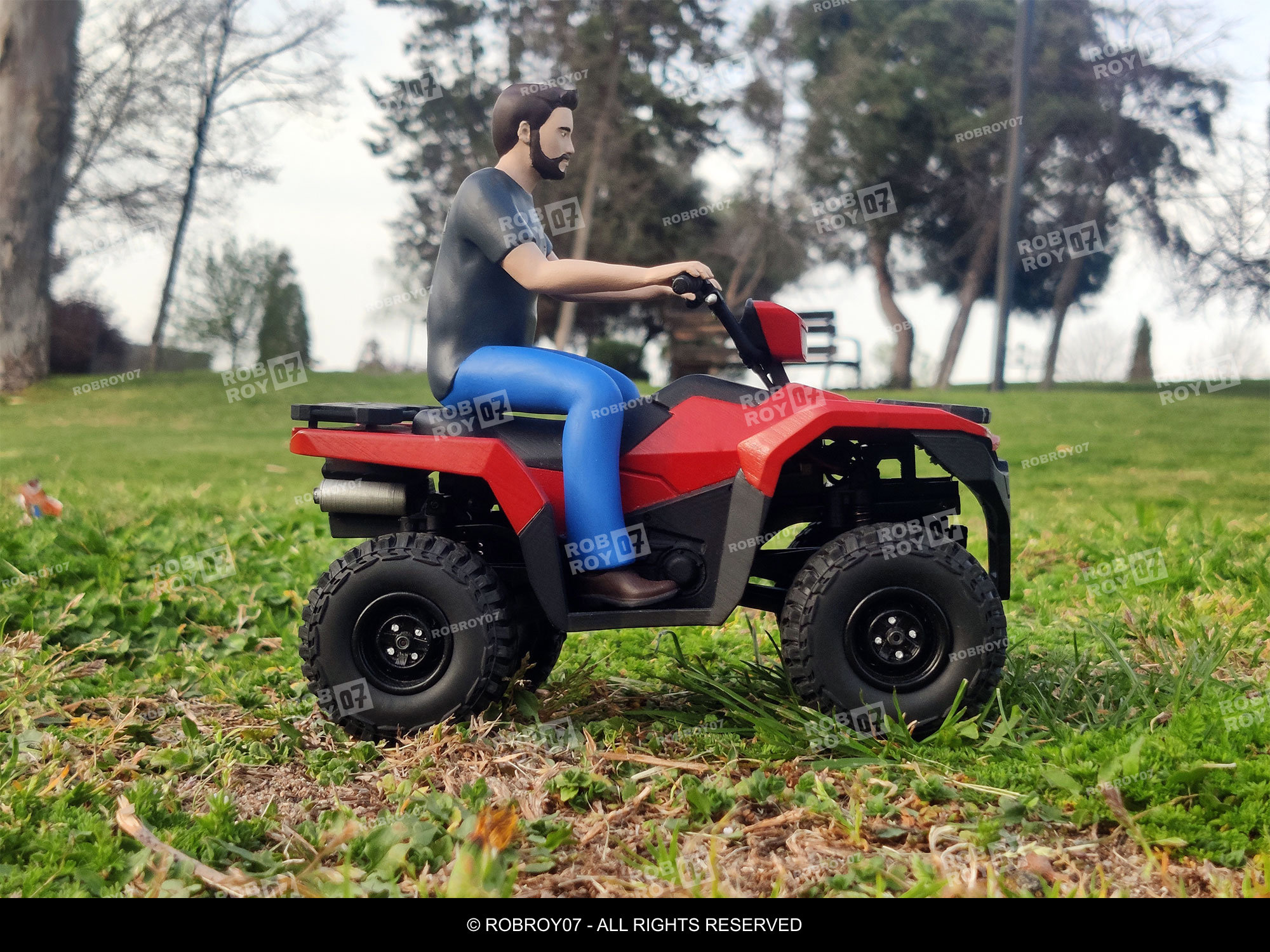 SCX24 to 1/10 ATV Conversion Kit + Full Body Driver (3D STL Files) - Etsy