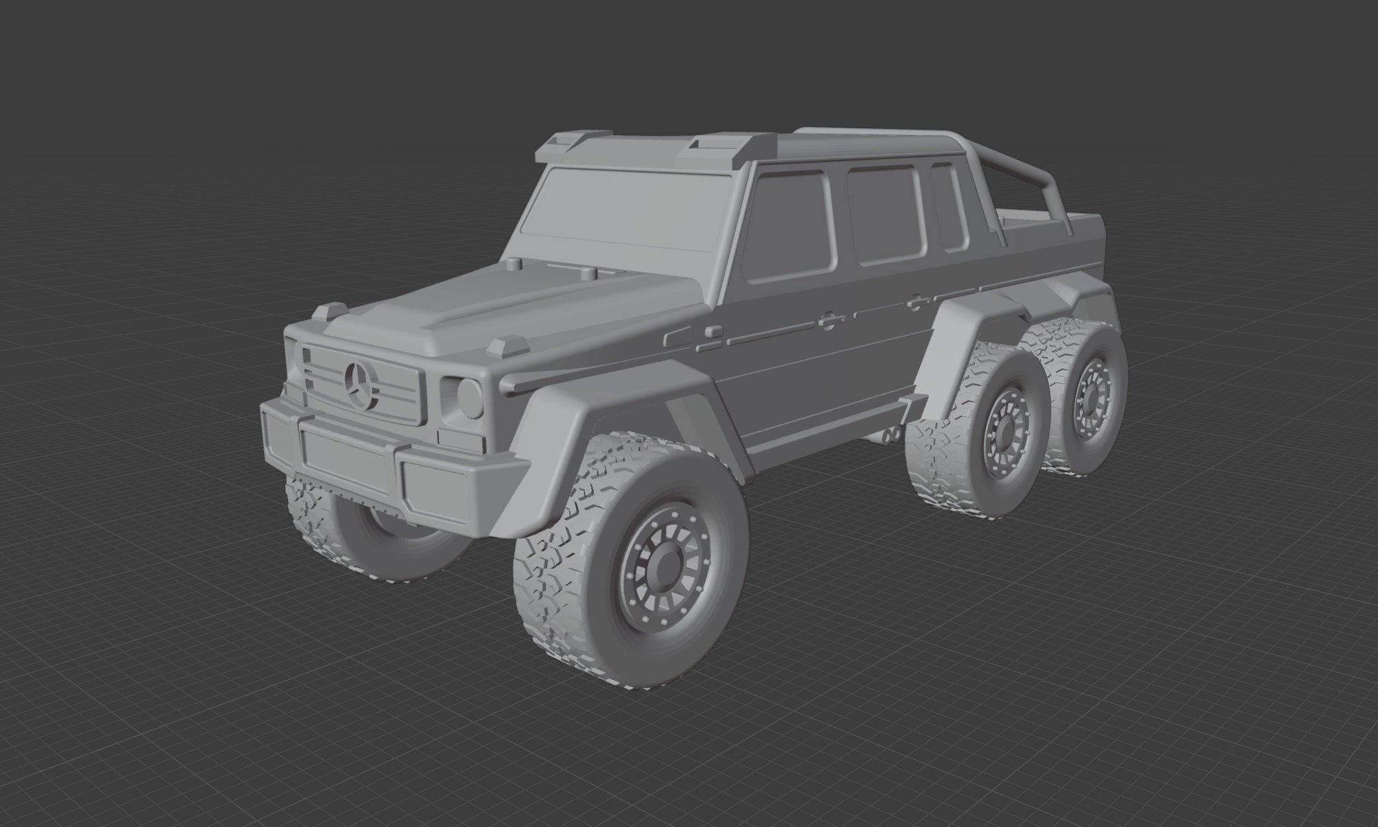 Mercedes-benz G 63 AMG 6X6 1/100 Similar to TRX6 for Action Figures 3d ...