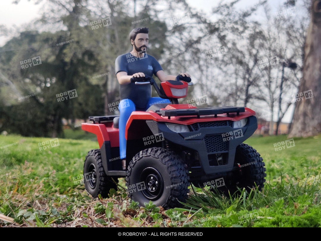 SCX24 to 1/10 ATV Conversion Kit + Full Body Driver (3D STL Files) - Etsy