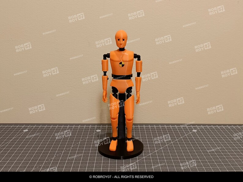 1/10 Crash Test Dummy Figure Ragdoll - Etsy