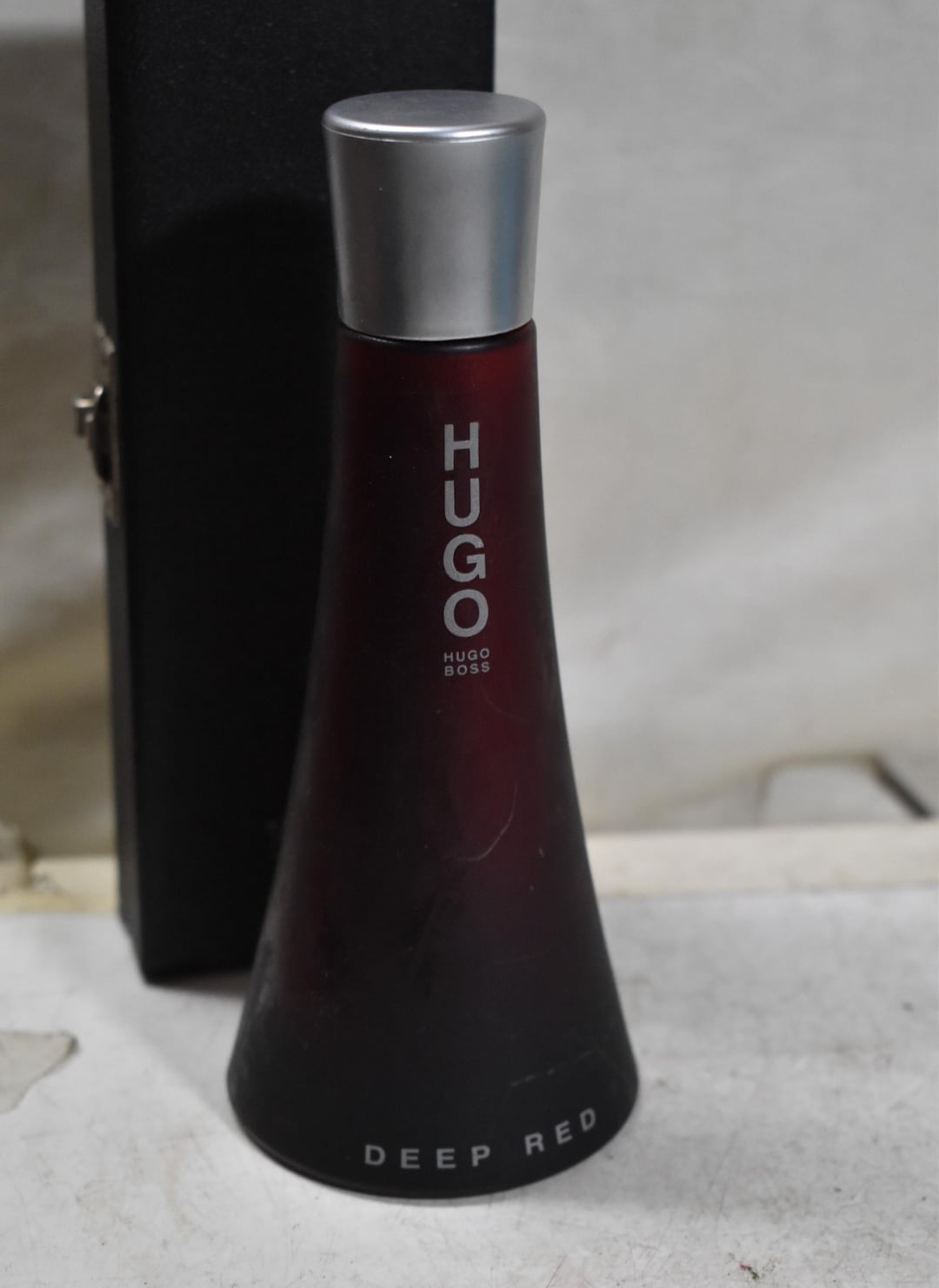 Vintage Hugo Boss Deep Red Perfume Bottle (empty) - Etsy
