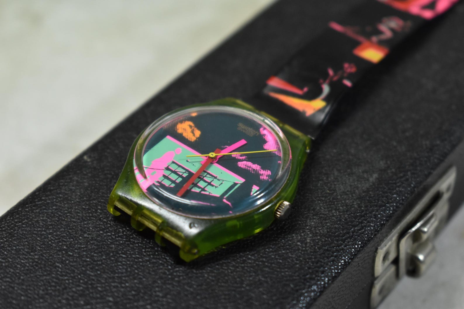 Vintage Swatch Swiss Watch 1989 Pop Art Style | Rare Working Retro ...