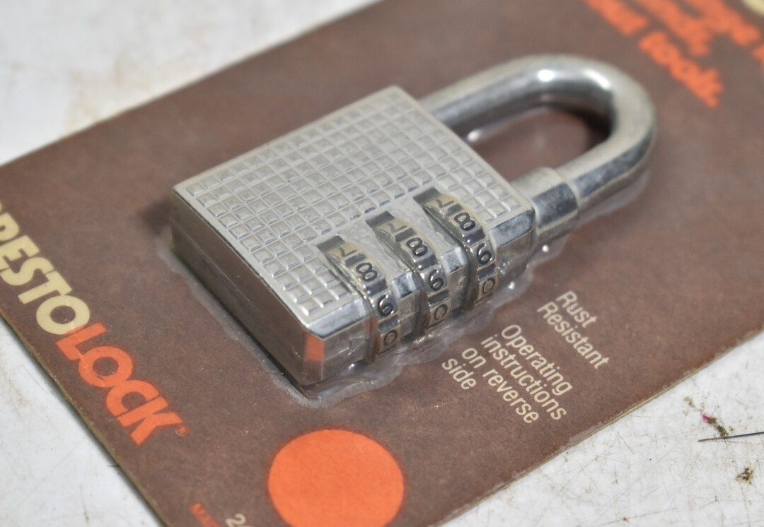 Vintage Collectible Padlock,lock-prestolock 2470 Made in USA - Etsy