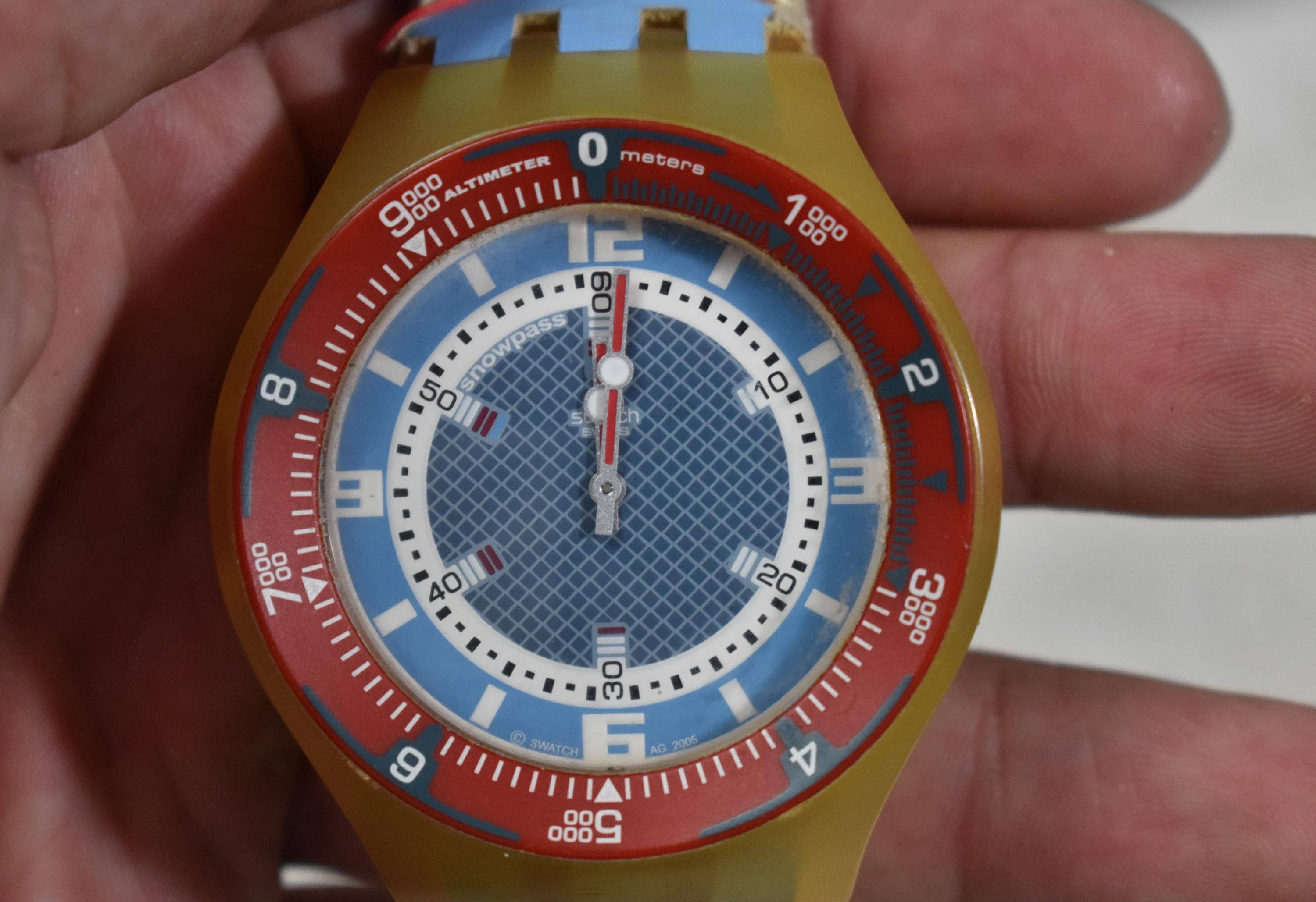 Vintage Collectible Rare Swatch Fun Border AG 2005 Snowpass CR 2025 ...