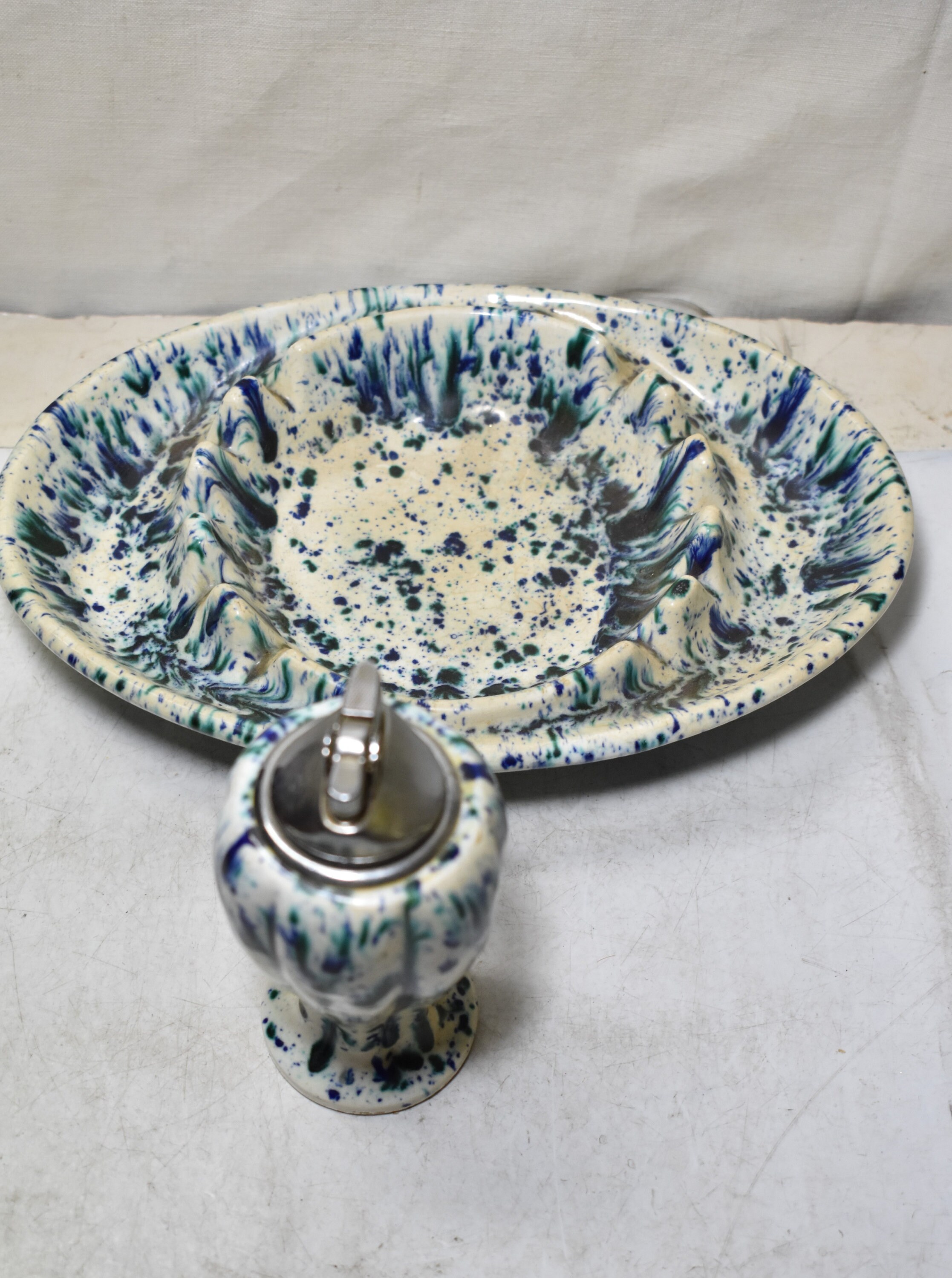 Vintage Collectible Tobacco Ashtray Set of Table Desk - Etsy