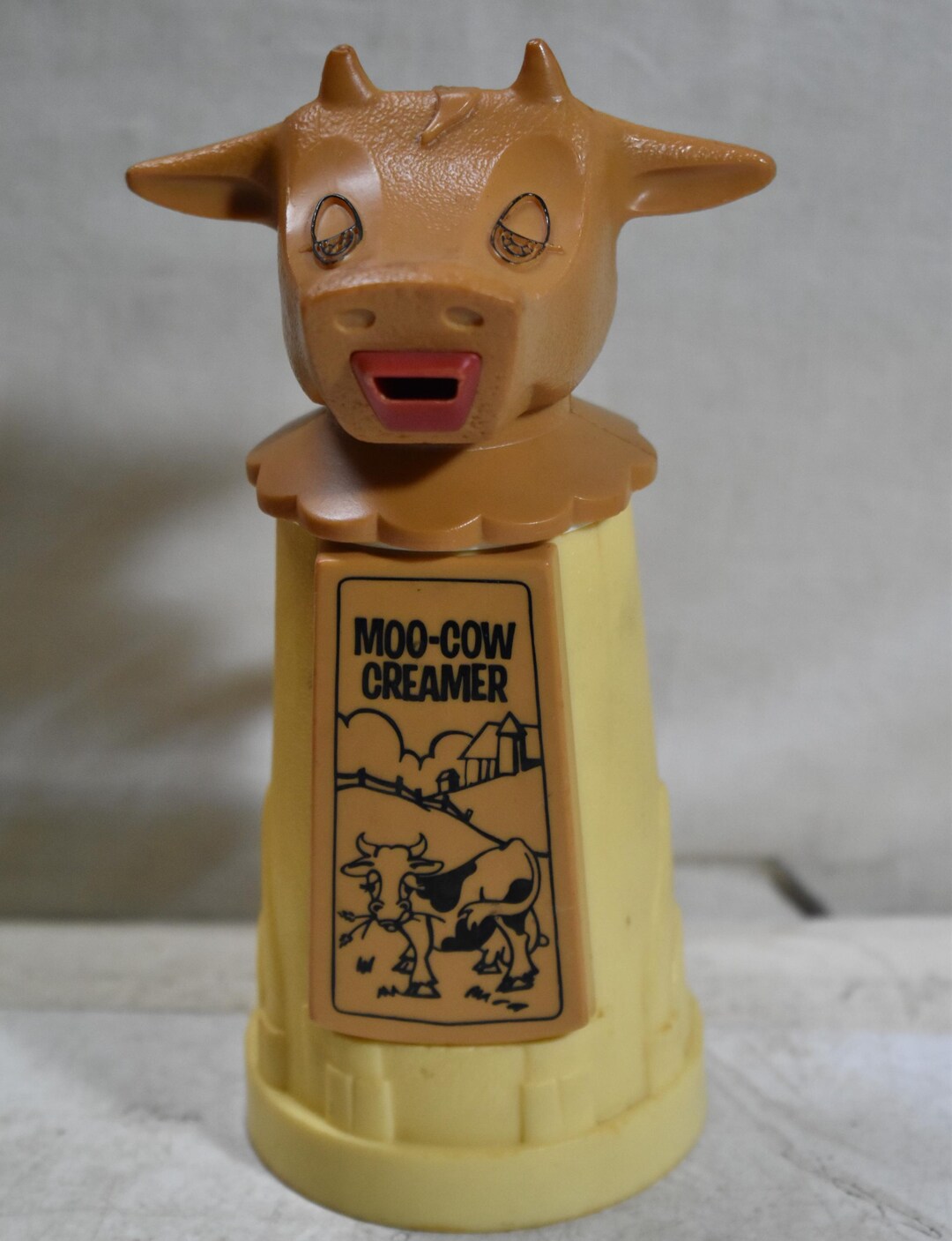 Vintage Collectible Moo-cow Creamer, Molded Plastic, Whirley Industries ...