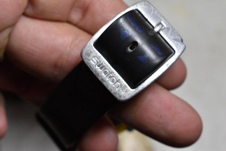 Vintage Swatch Chronograph Wristwatch From 1994 – Transparent Yellow ...