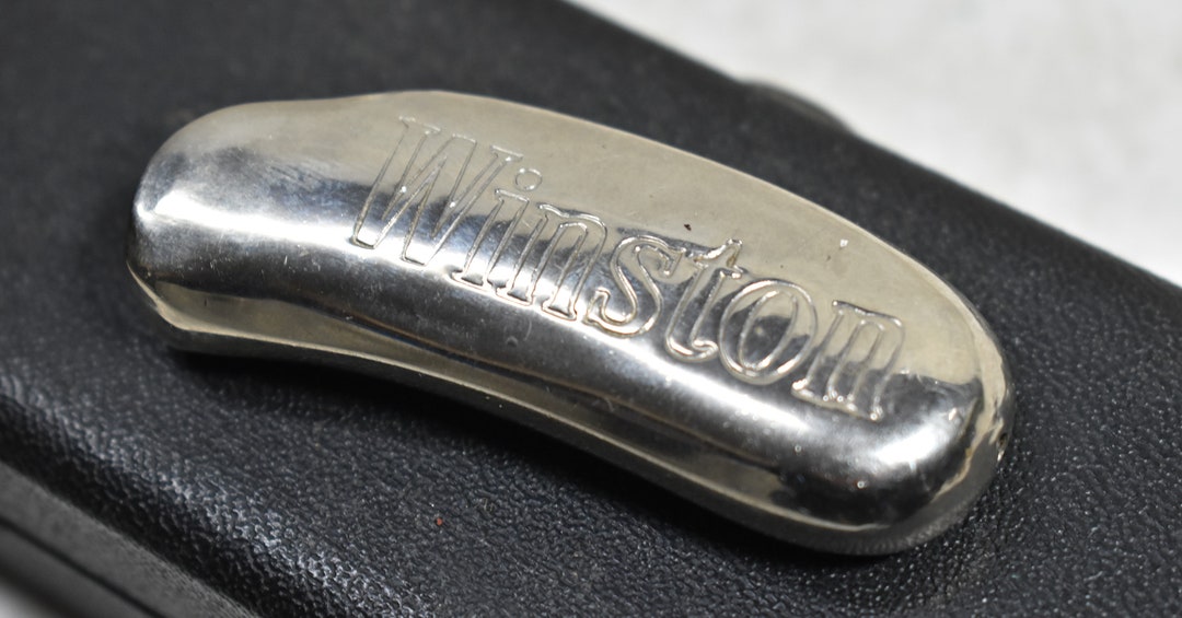 Vintage Collectible Advertising Tobacco Cigarette Winston Lighter Case ...