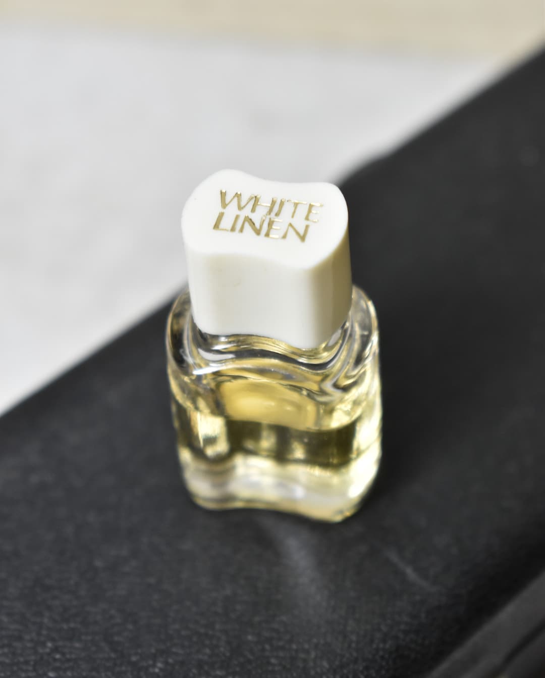 French Vintage Miniature Perfume Fragrance Bottle White Linen Estee ...