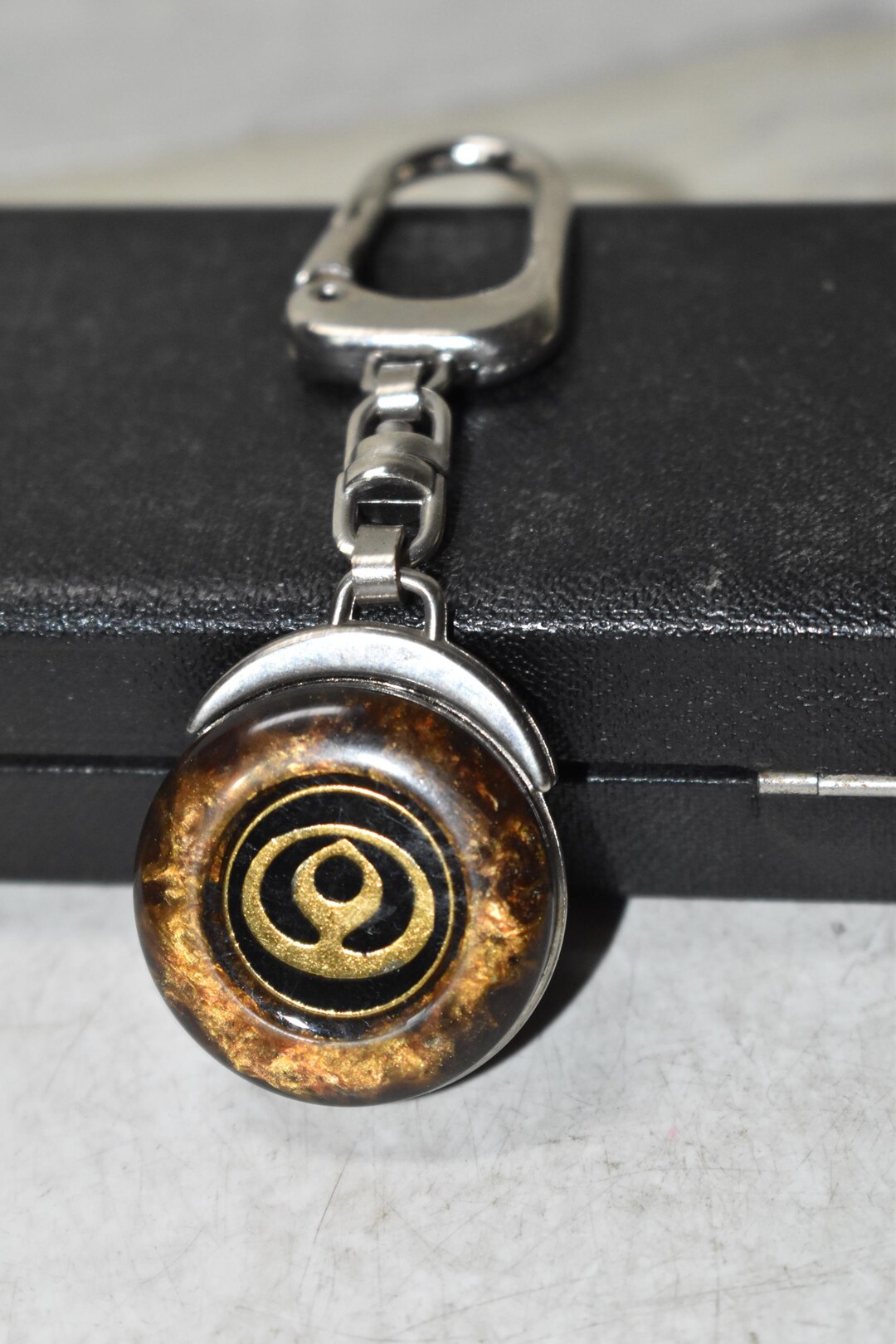 Vintage Mazda Logo Bakelite Keychain With Metal Clip – Rare Collectible ...