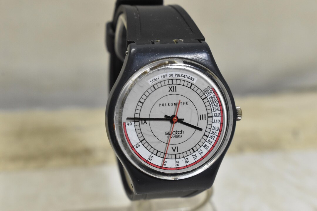 Swatch Watch GA106 Pulsometer 1987 Vintage – Rare Collector's Piece - Etsy