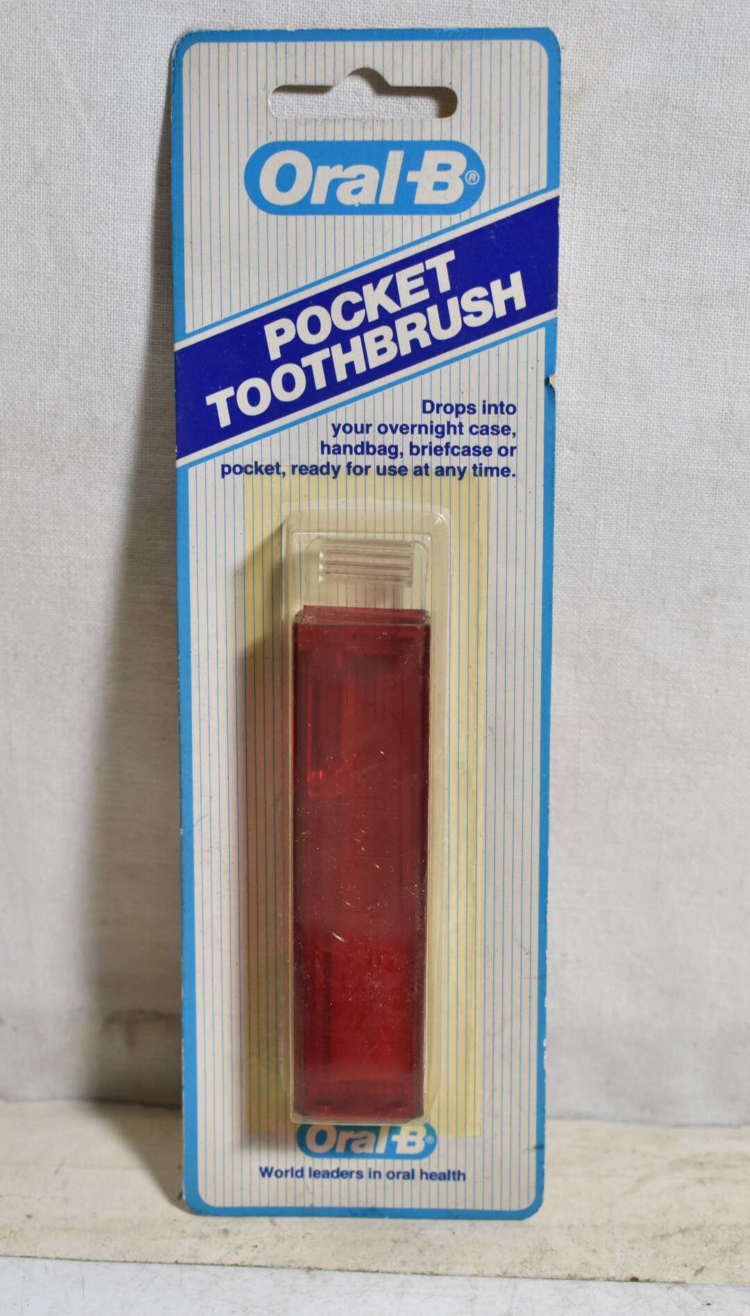 Vintage Collectible Oral B Pocket Toothbrush-oral B Teeth Care,oral ...