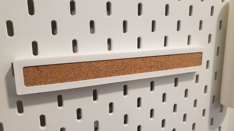 Cork Board/push Pin SKADIS or 1/4 Pegboard Compatible - Etsy