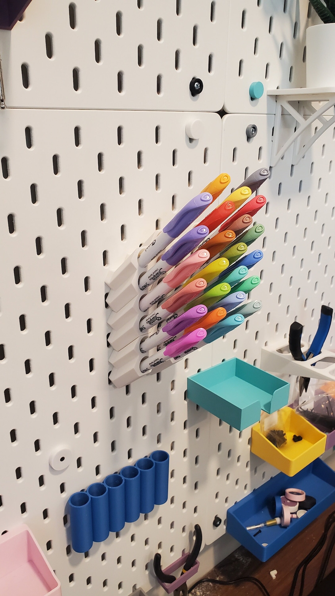 Hex Marker Storage Configurable SKADIS Compatible Sharpie, Marker ...