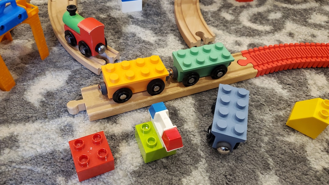 Duplo Train, Compatible With Wooden Tracks, Brio, Thomas, IKEA, Hape ...